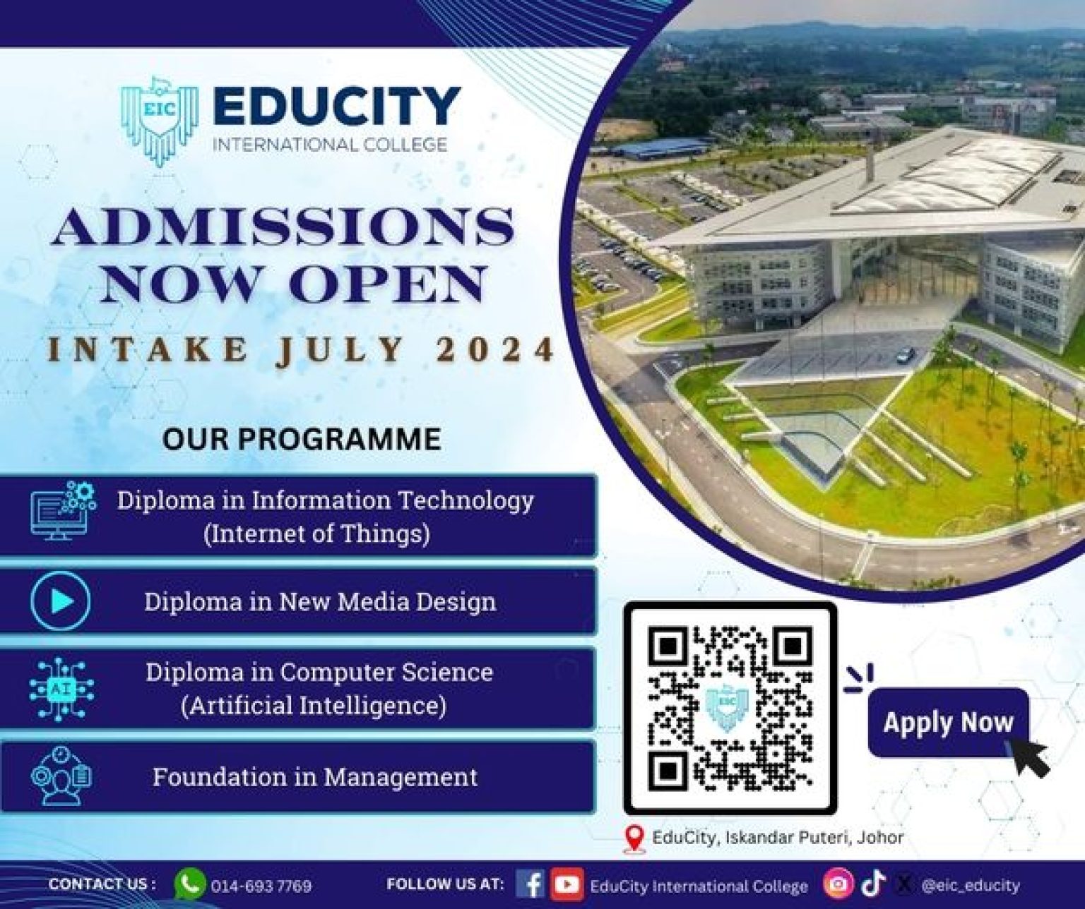 Diploma in Artificial Intelligence di Educity International College - Education